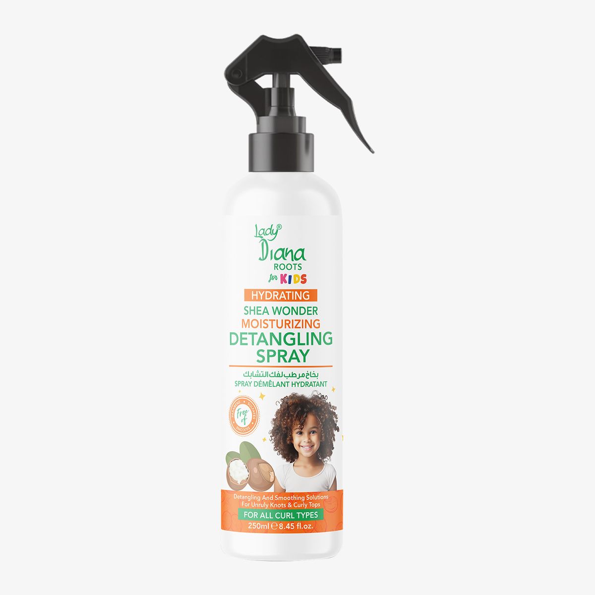 Lady Diana Roots Shea Wonder Moisturizing Detangling Spray For All Curl ...